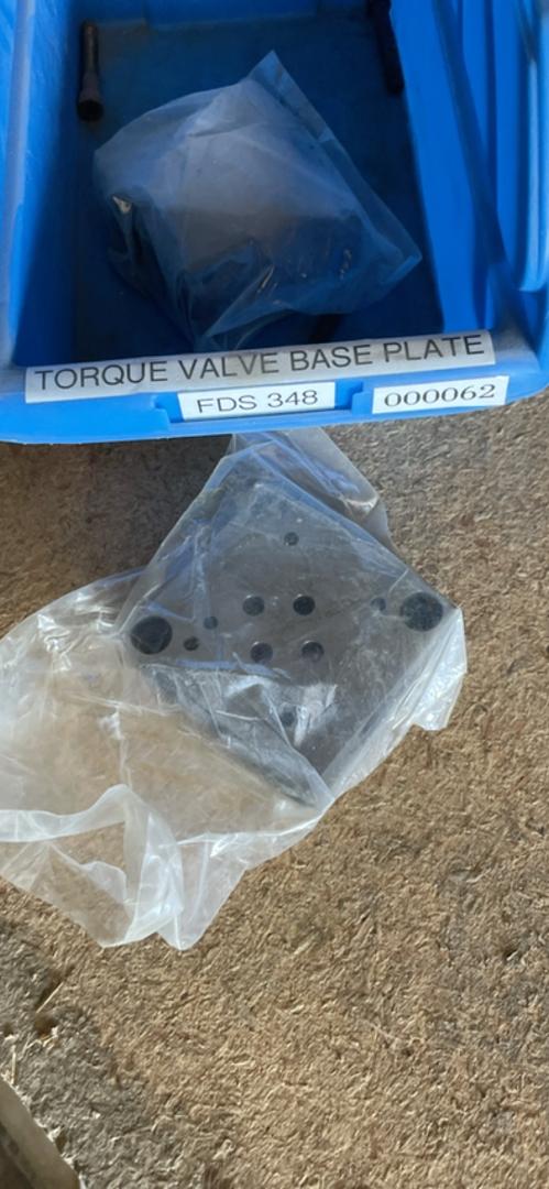 TORQUE VALVE (PROPORTIONAL VALVE) MOUNTING PLATE - Open Top Drive