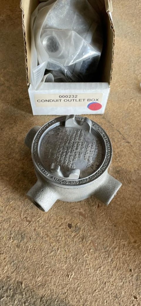 CONDUIT OUTLET BOX - Open Top Drive